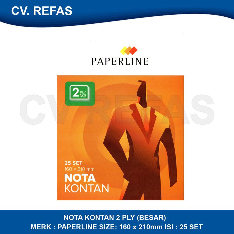 NOTA KONTAN BESAR 2PLY PAPERLINE