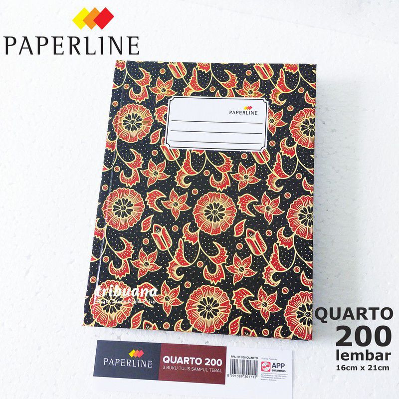 Buku Tulis Quarto Isi 200 Merk Paperline