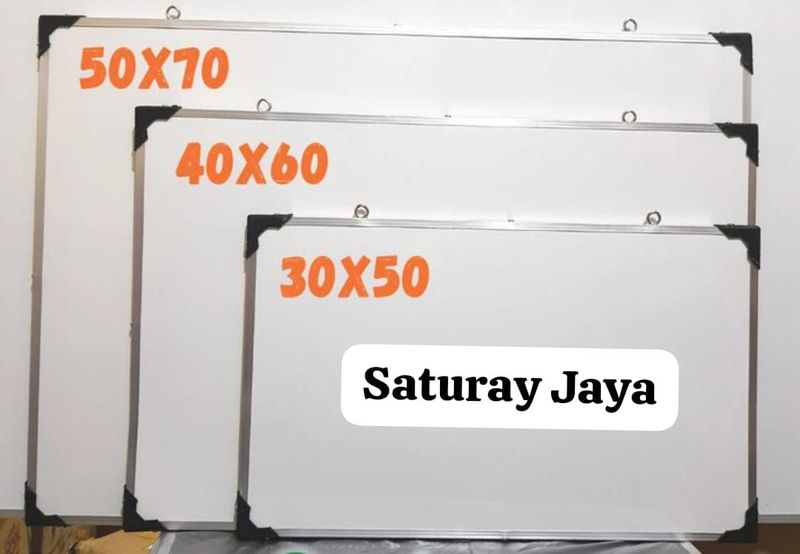 AT Papan Tulis White Board 40x60cm - 40X60