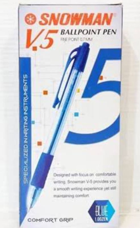 Pulpen Snowman Biru V.5 0,7mm