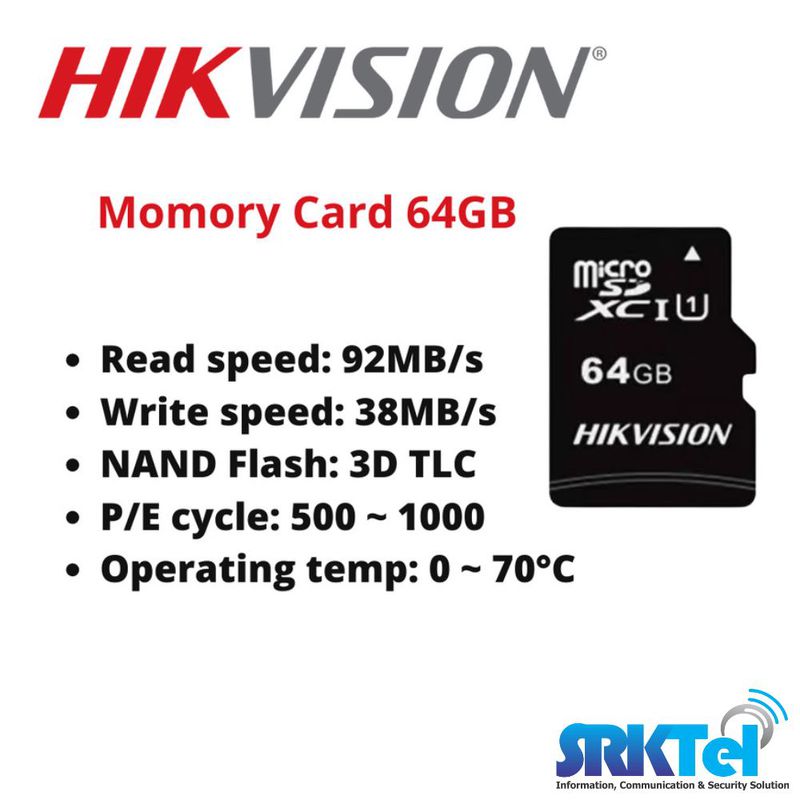 Hikvision MicroSD Card 64 GB