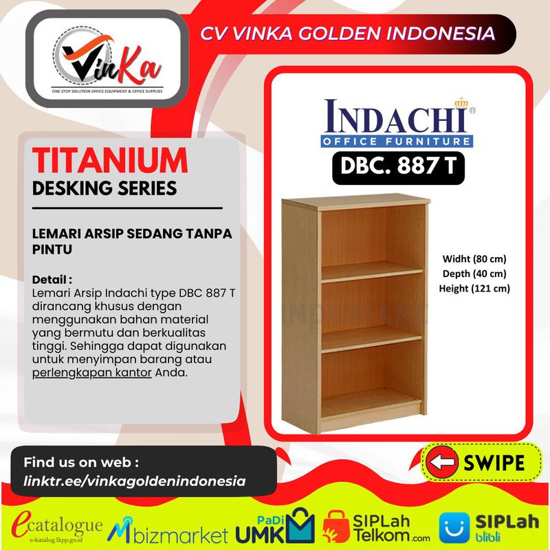 Lemari Arsip Indachi type DBC 887 T - H.P.L