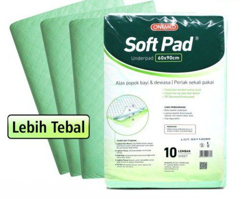 Underpad Onemed 60 X 90 PACK@10 PCS