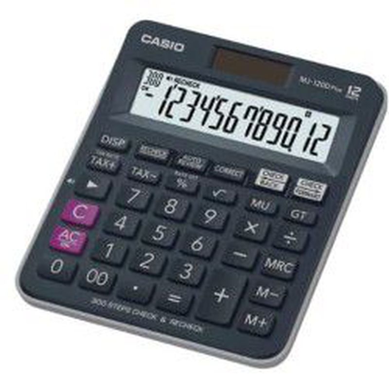 KALKULATOR 12 DIGIT CHECK & CORRECT CASIO