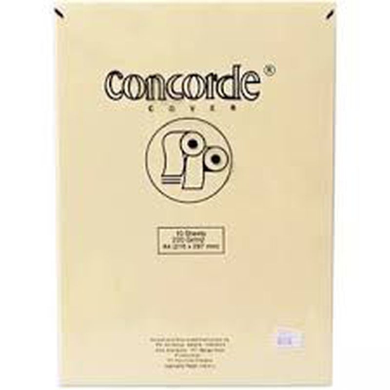 Kertas concorde warna cream