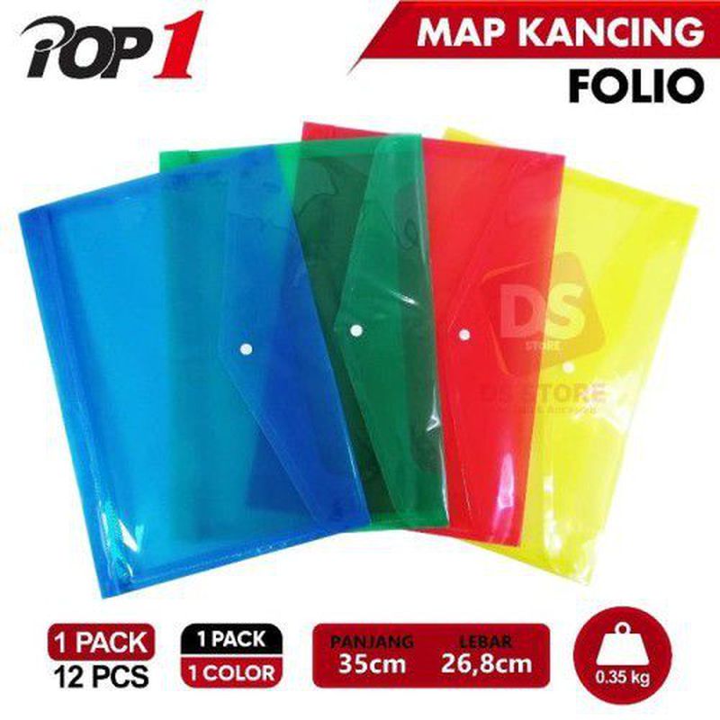 MAP PLASTIK KANCING 1 POP 1