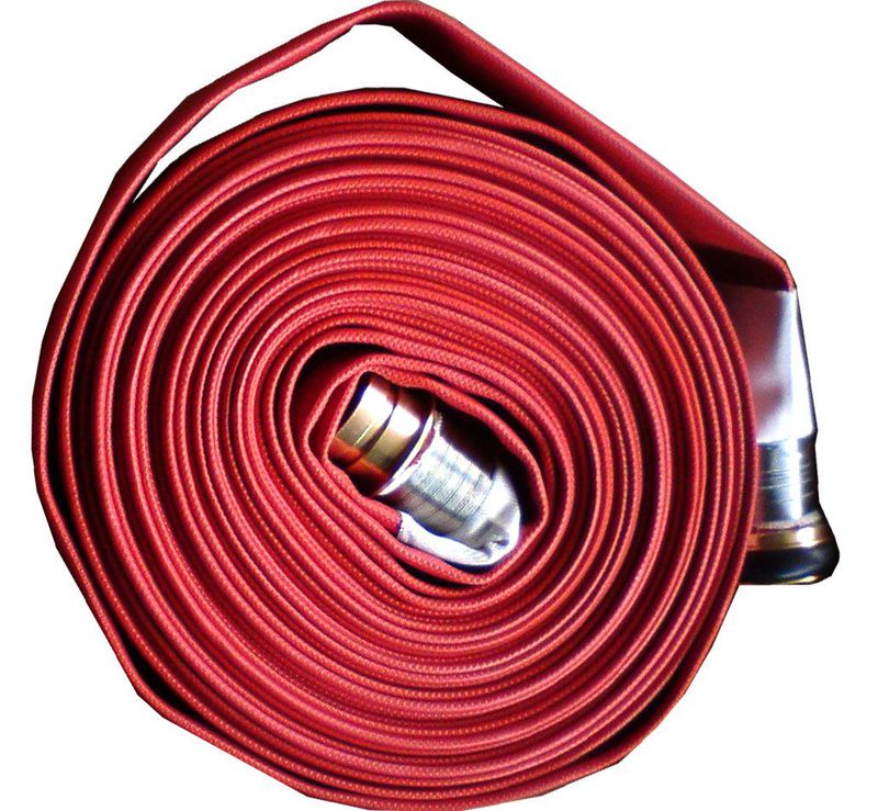 Fire Hose Red Rubber 1,5" x 30 m