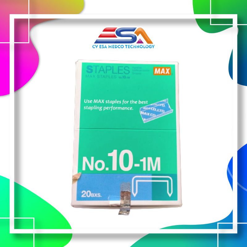 Isi Staples Kecil Merk MAX10-1m 1 Pack Besar