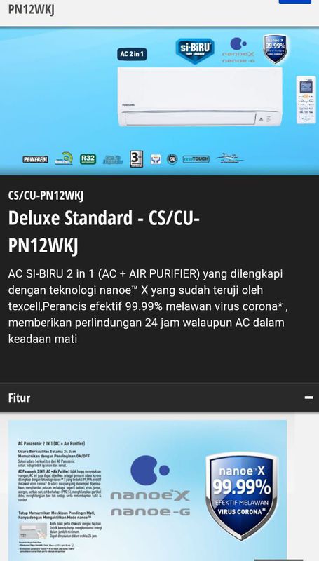 AC Panasonic PN12 WKJ