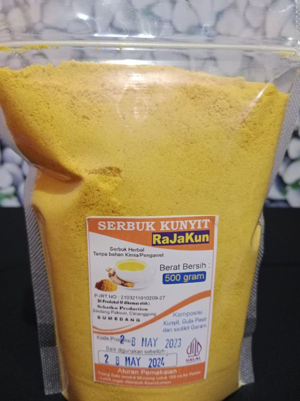 Serbuk Herbal Kunyit 500 gr