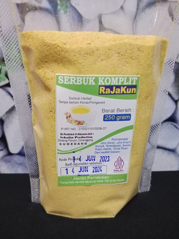 Serbuk Herbal Komplit 250 gr