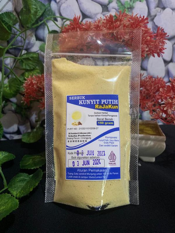 Serbuk Herbal Kunyit Putih 150 gr