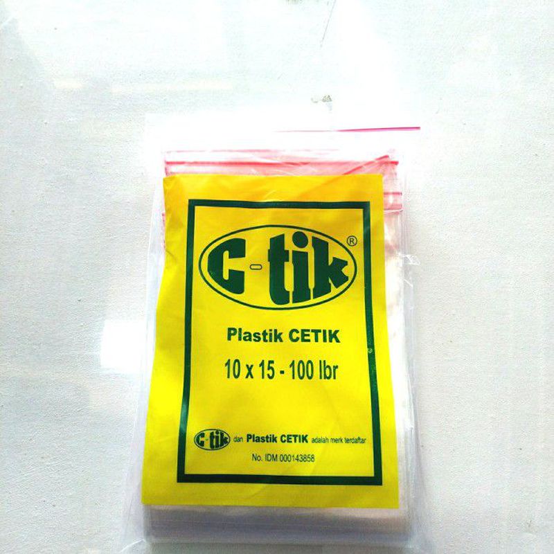Plastik Clip/Plastik Cetik Ukuran 10 x 15