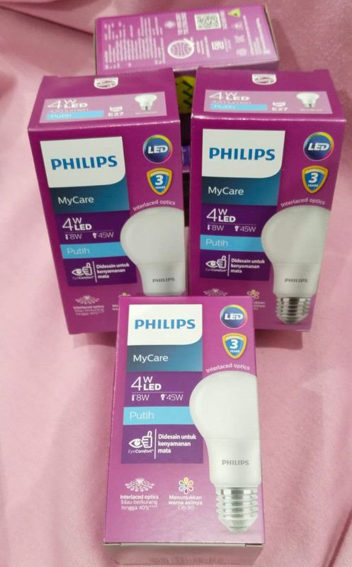 Lampu Bulb LED 4W Philips