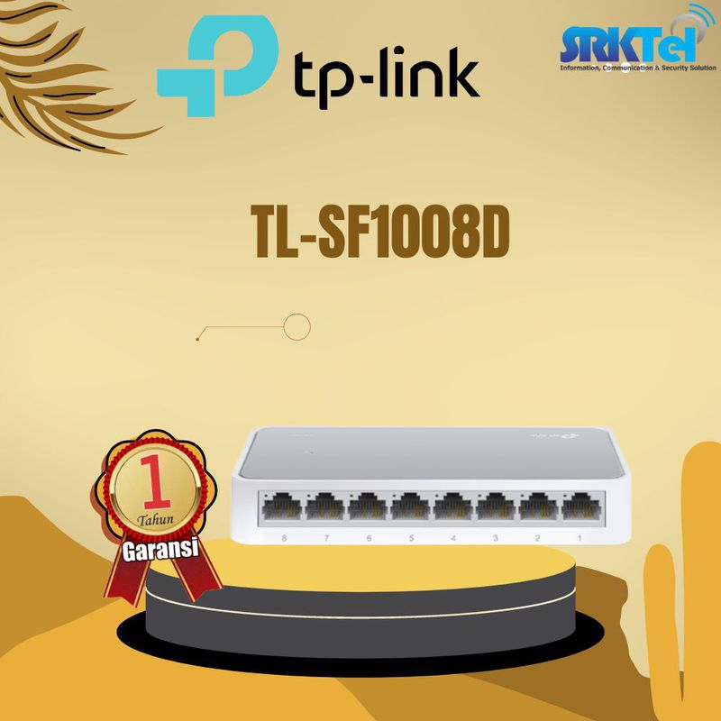 TP-LINK TL-SF1008D 8-Port 10/100Mbps Desktop Switch
