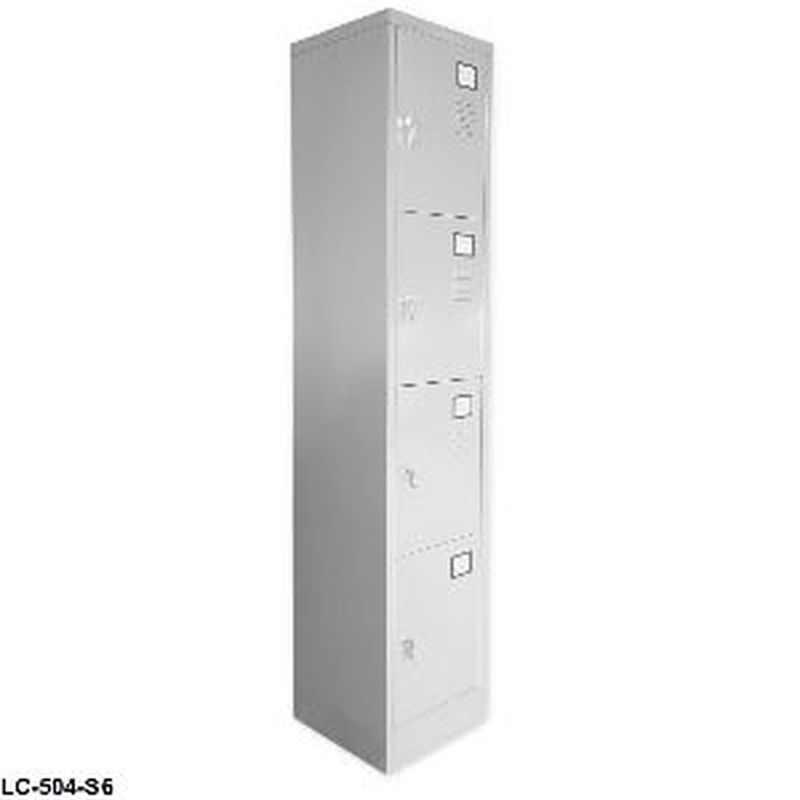 ATLANTIC LC-504-S6 LOCKER BESI 4 PINTU (TKDN)