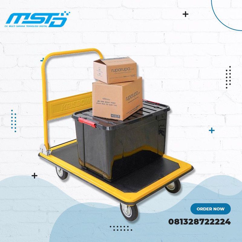 Krisbow 300Kg trolley barang / Hand trolley