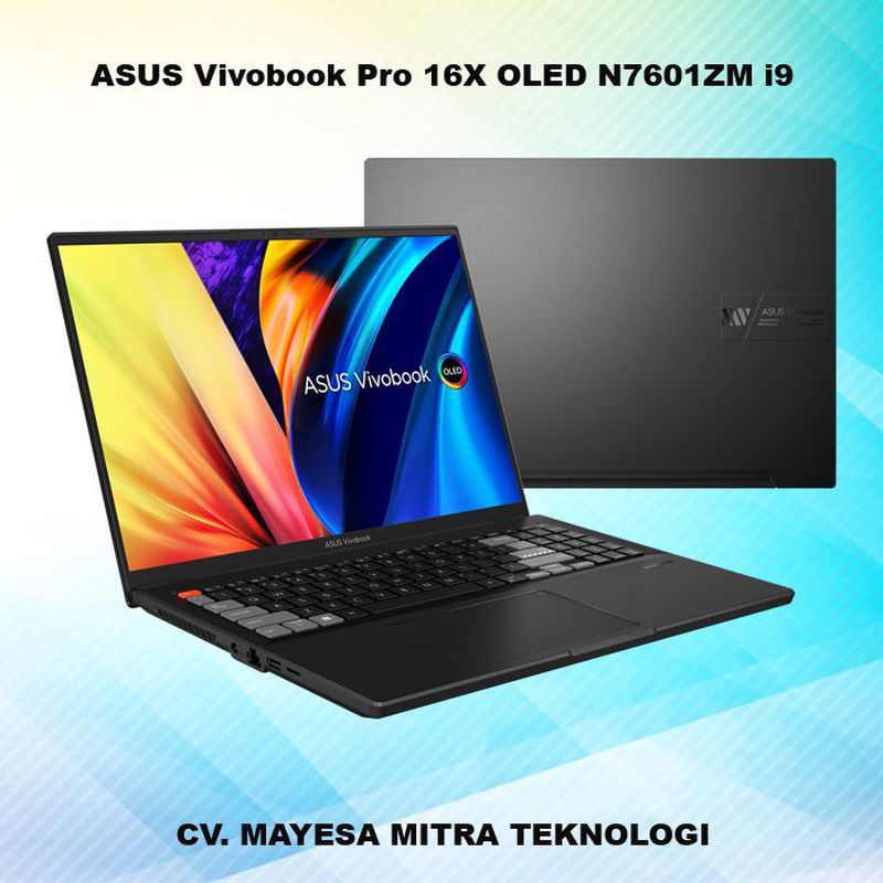 ASUS Vivobook Pro 16X OLED N7601ZM i9-12900H 32G 1TB RTX3060 6G 4K W11 + Bundling Office