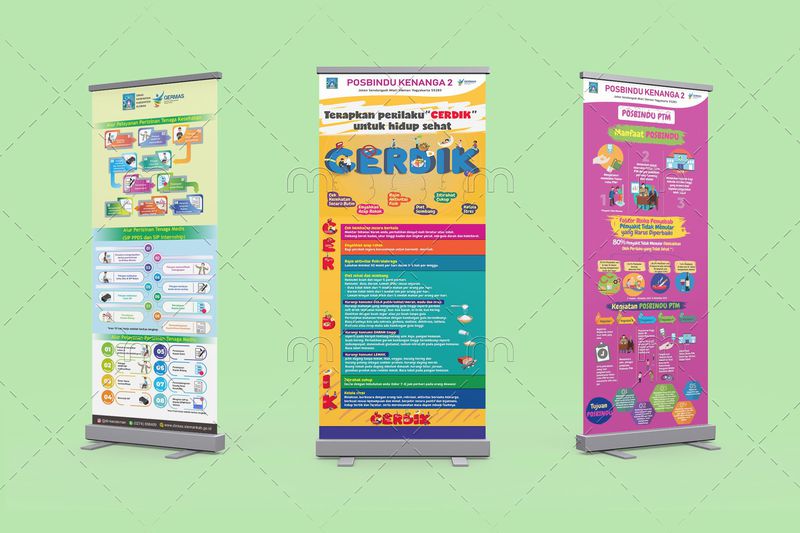 Roll Up Banner Besar