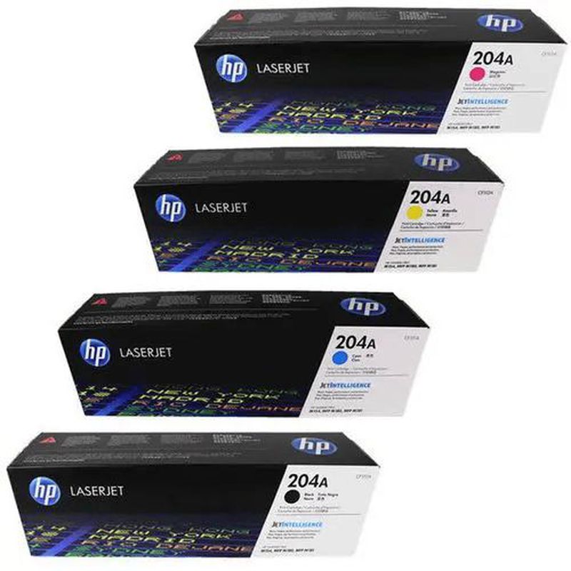 Toner Cartridge Hp 204A CMYK Original Laser Jet - Kuning