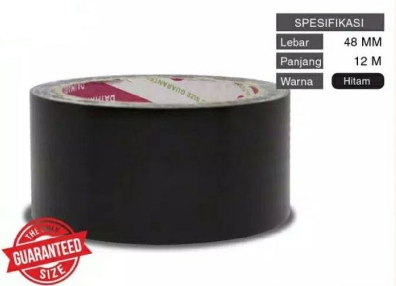Lakban hitam besar/ Plakban kain