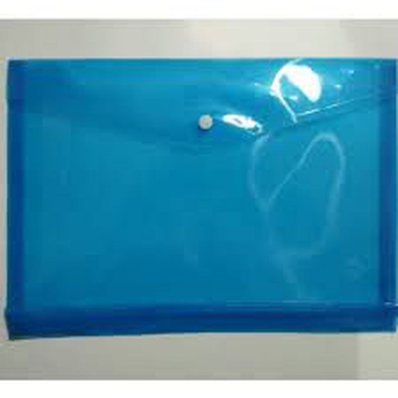 Map Plastik Kancing SIKA Folio Biru