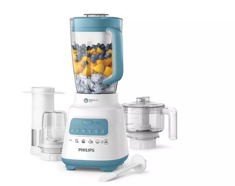 Philips Blender 5000 Series 2L Glass - Green + Accessory HR2223/30