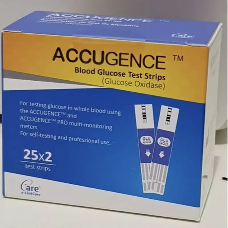 Strip Glucose Accugence 2x25