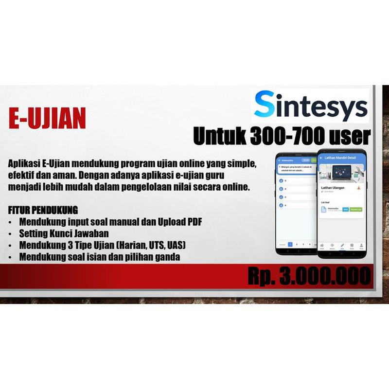 E-Ujian (301-700 user)