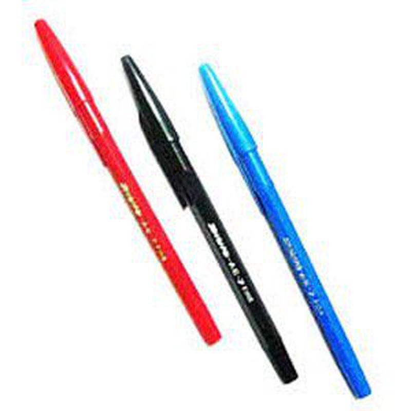 pulpen standard - 1 Pak Isi 12 Pcs - Hitam - Mix