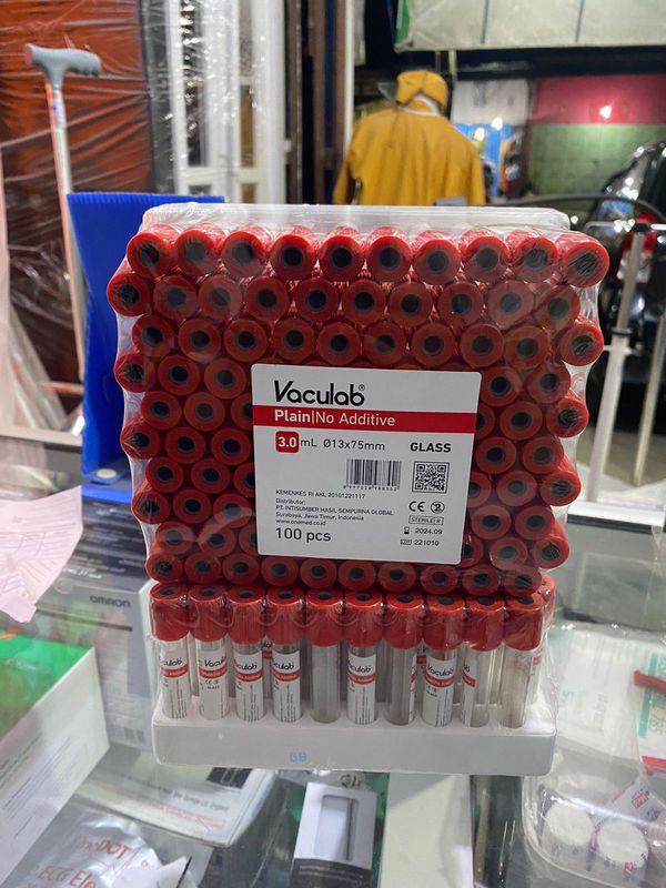 Tabung Vacutainer Merah