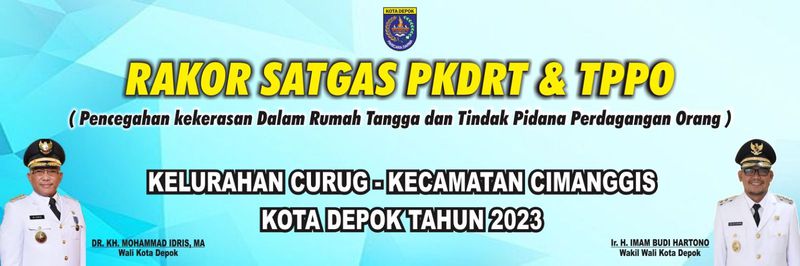 Spanduk Kegiatan Rakor Satgas PKDRT & TPPO