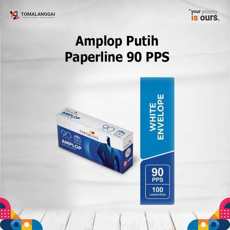Amplop Putih Paperline 90 PPS Ukuran 11x23