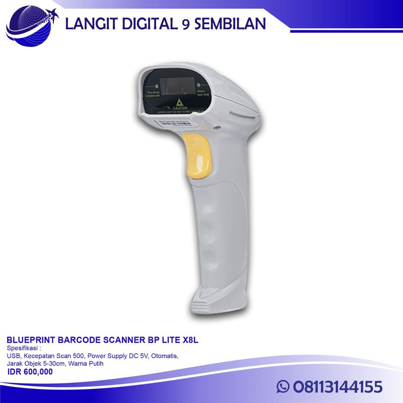 BLUEPRINT BARCODE SCANNER BP LITE X8L