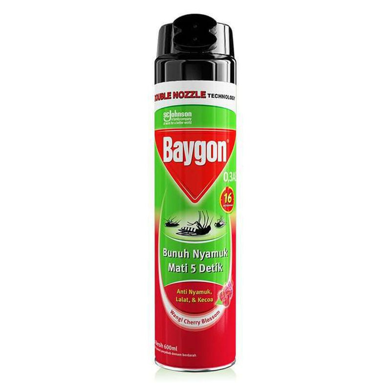Baygon Aerosol/ Spray Anti Nyamuk 600 ml