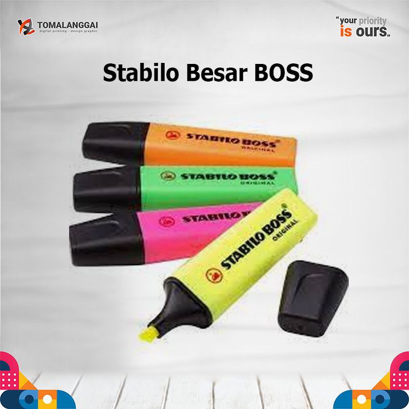 Stabilo Boss Besar - Kuning Muda