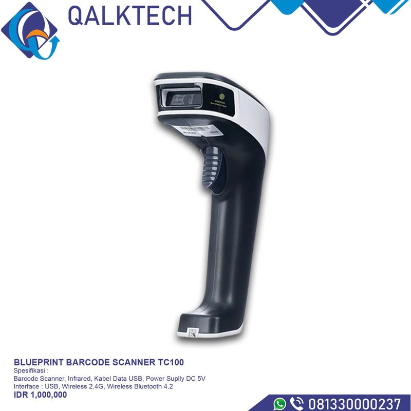 BLUEPRINT BARCODE SCANNER TC100