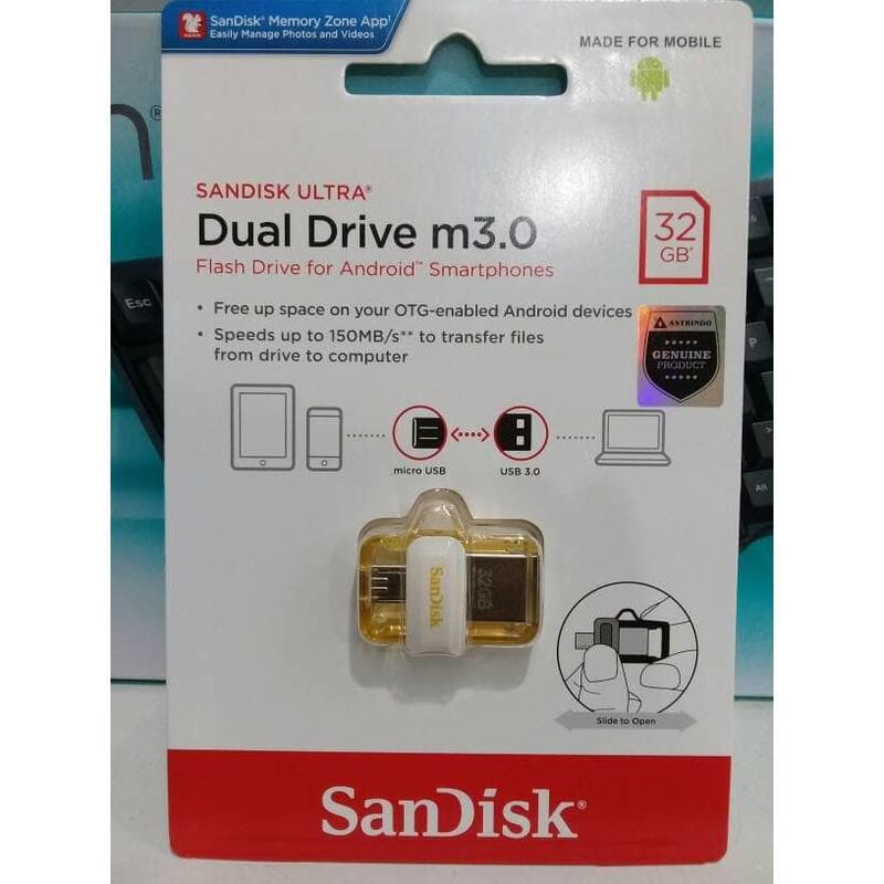 Flashdisk 32 GB OTG Sandisk Original