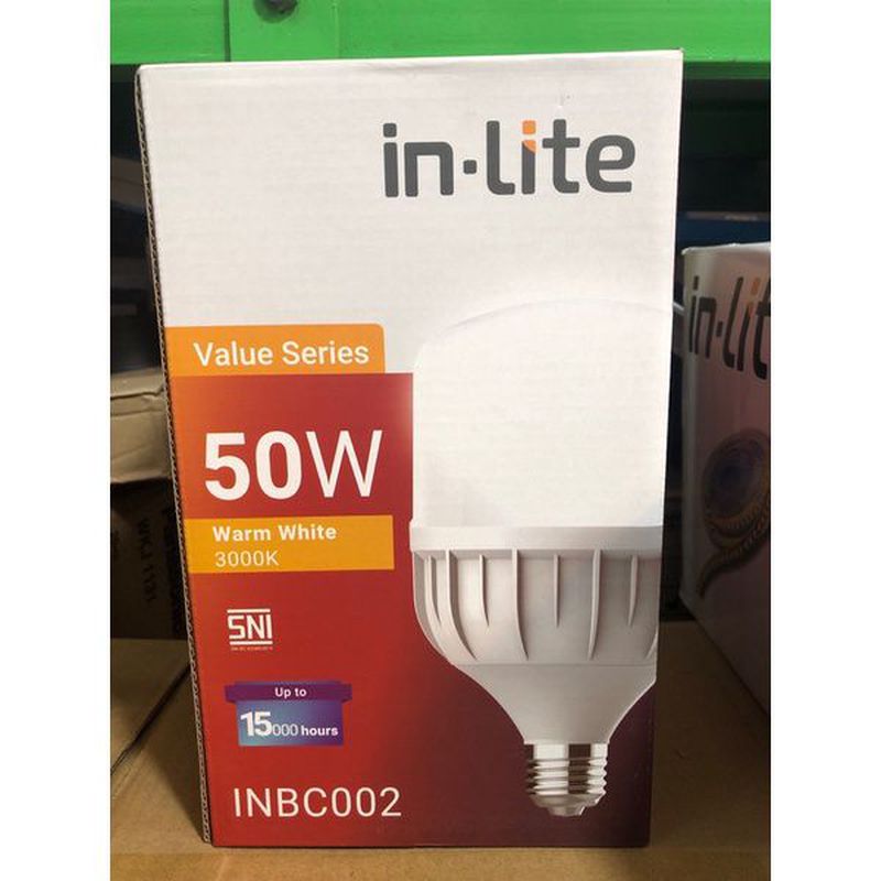 Lampu LED 50W + Jasa Instalasi