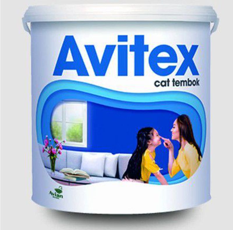 Cat tembok avitex 5 Kg - Putih