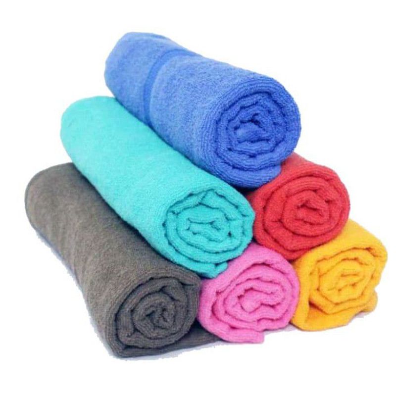 Handuk polos ukuran 35x80 cm