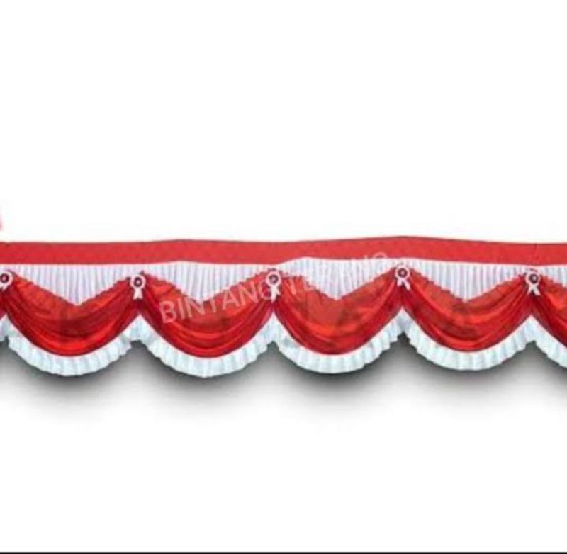 Bendera merah putih rumbai