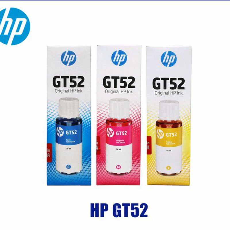 Tinta HP GT 52 Warna - Kuning