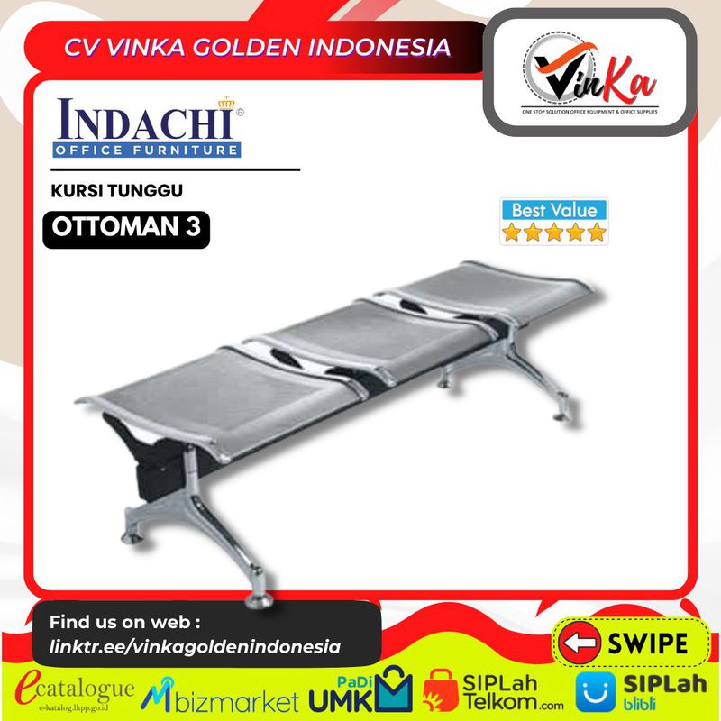 KURSI TUNGGU TANPA SANDARAN - OTTOMAN - OTTOMAN 3