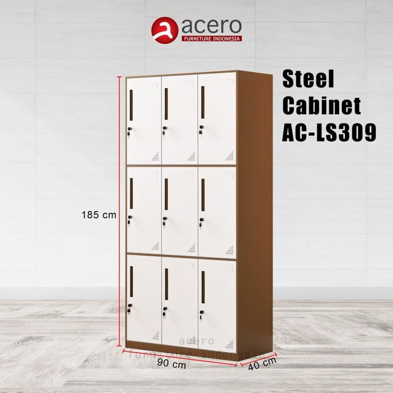 LOCKER 9 PINTU ACERO LS309