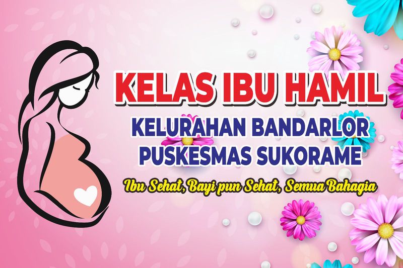 (Pre Order) Banner Kelas Ibu Hamil 120x80