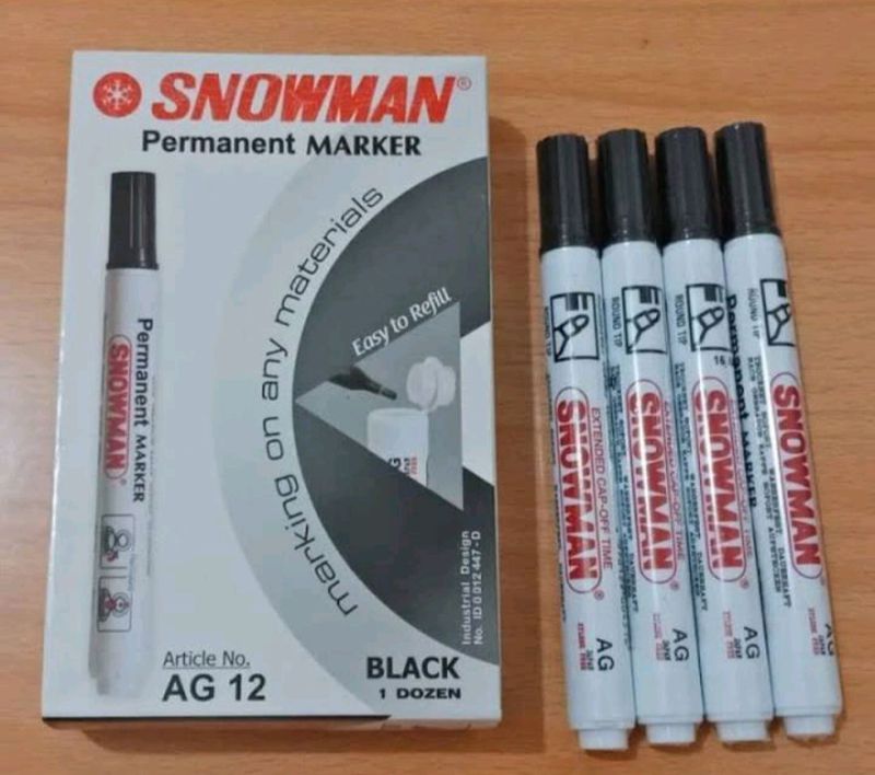 Spidol Snowman Permanen