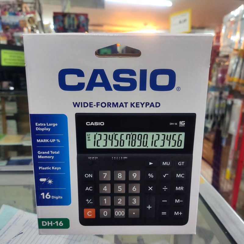Kalkulator Casio DH-16 BK 16