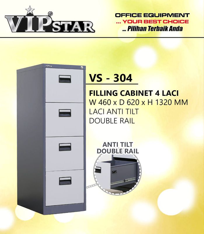 VIP Star Filling Cabinet 4 Laci