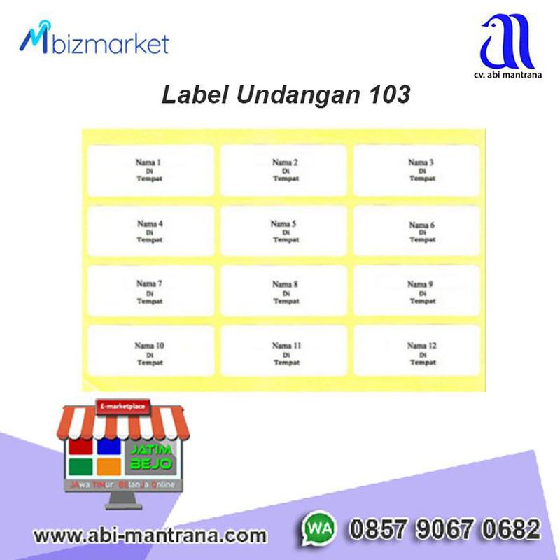 Label Undangan 103